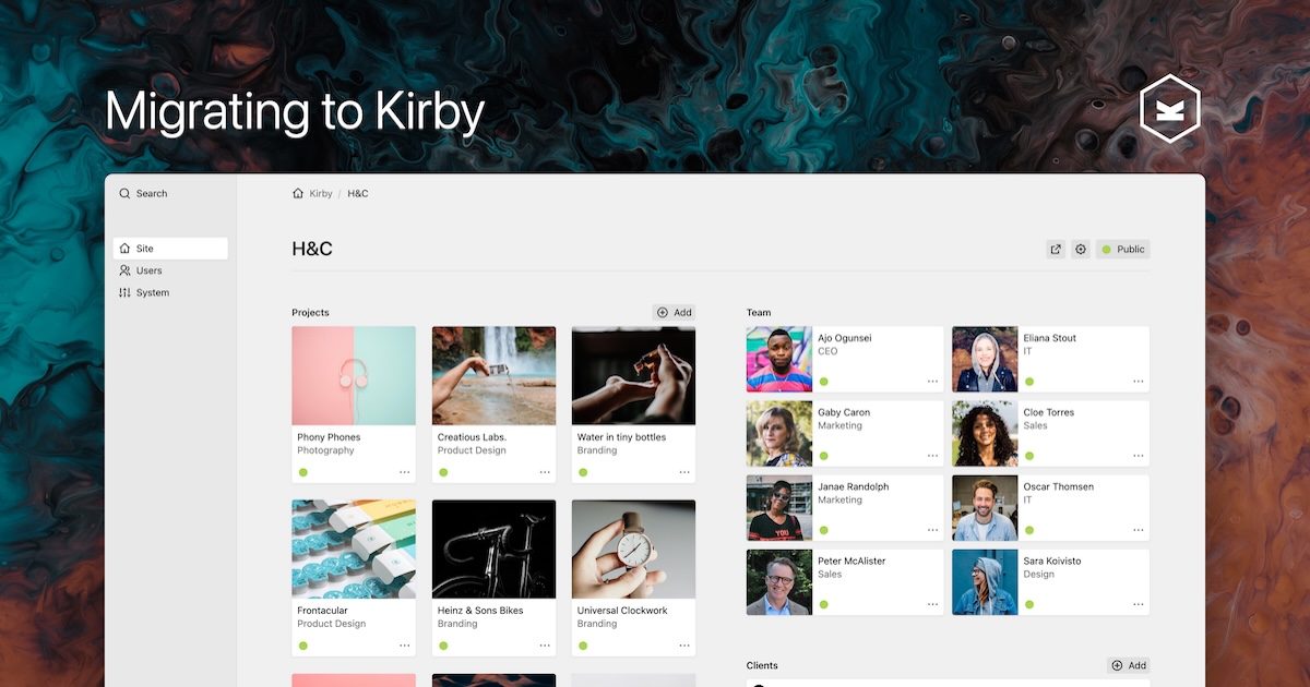 Migrating to Kirby | Kirby CMS