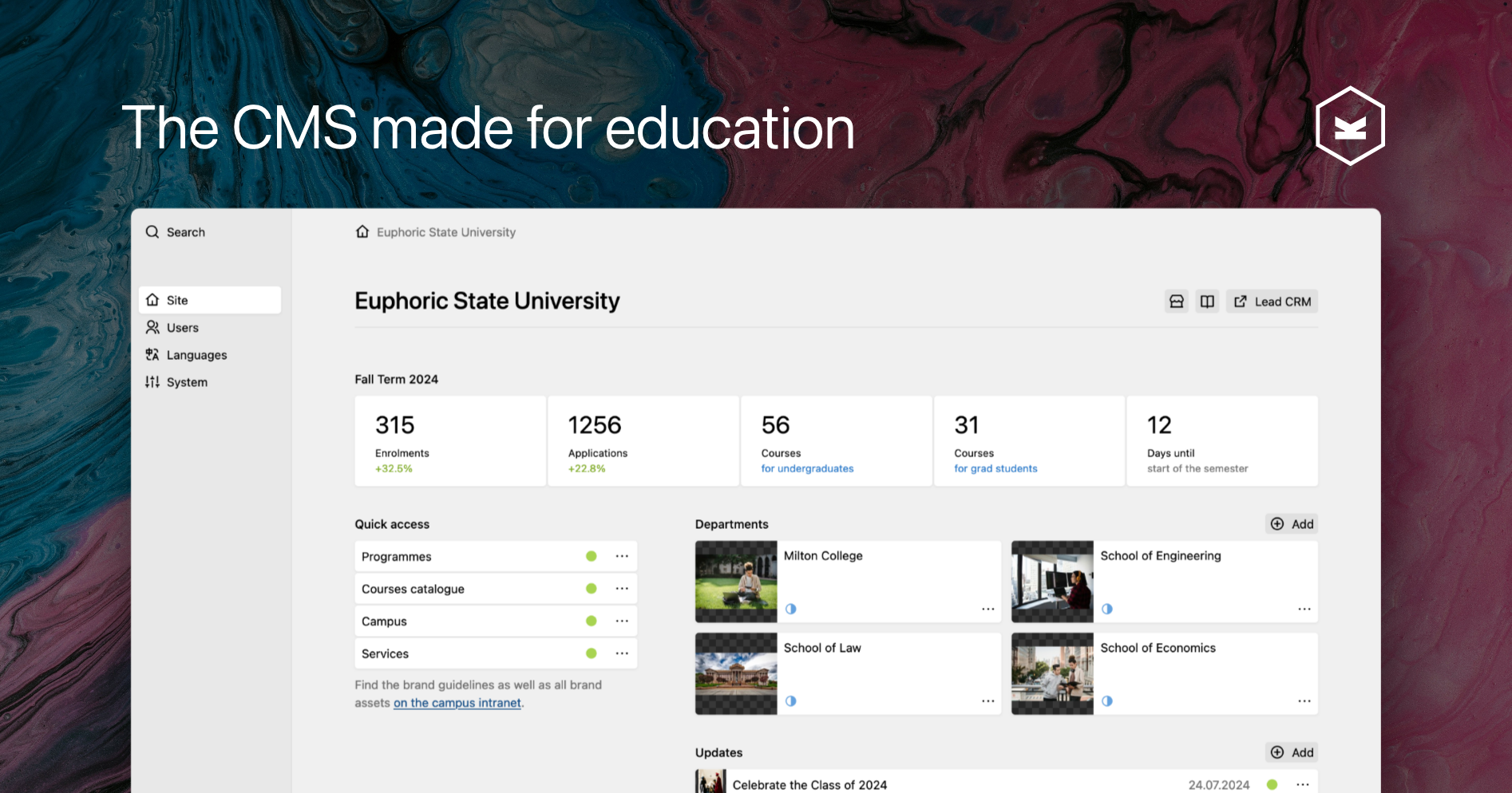 Made for education | Kirby CMS